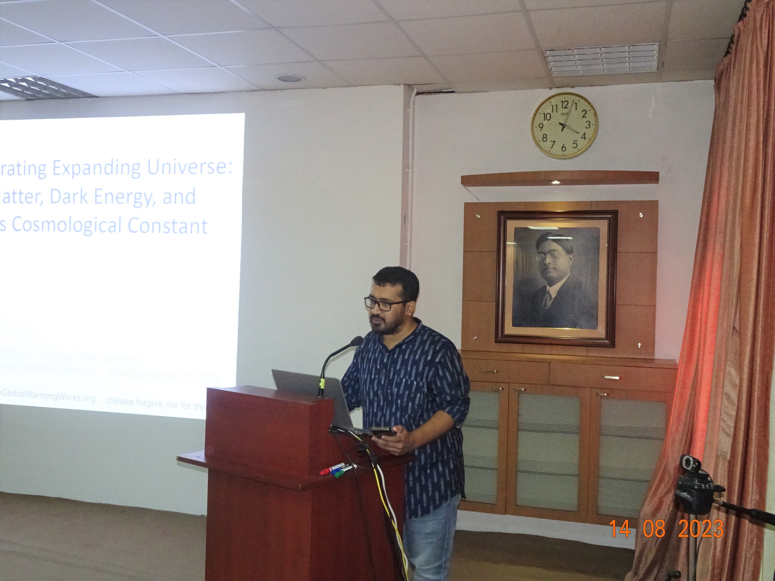 Institute Seminar by Prof. Bharat Ratra